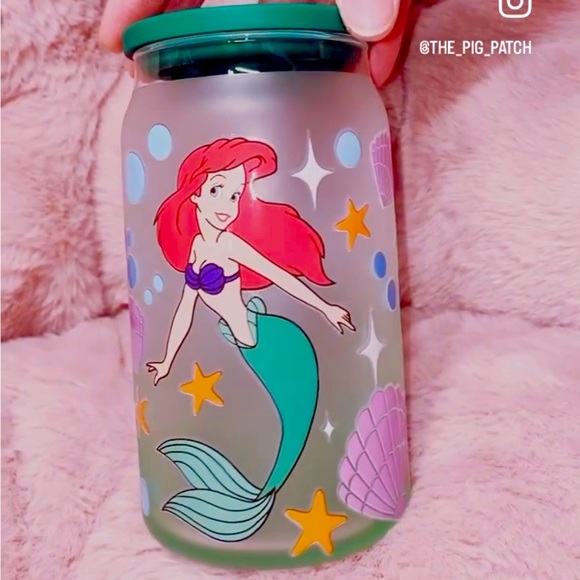 Dining | Glass Beer Can With Glass Straw | Poshmark